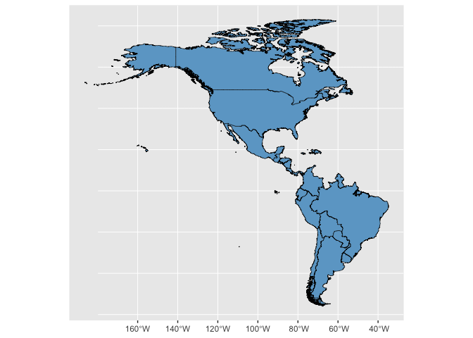 Maps using the AmericasBarometer